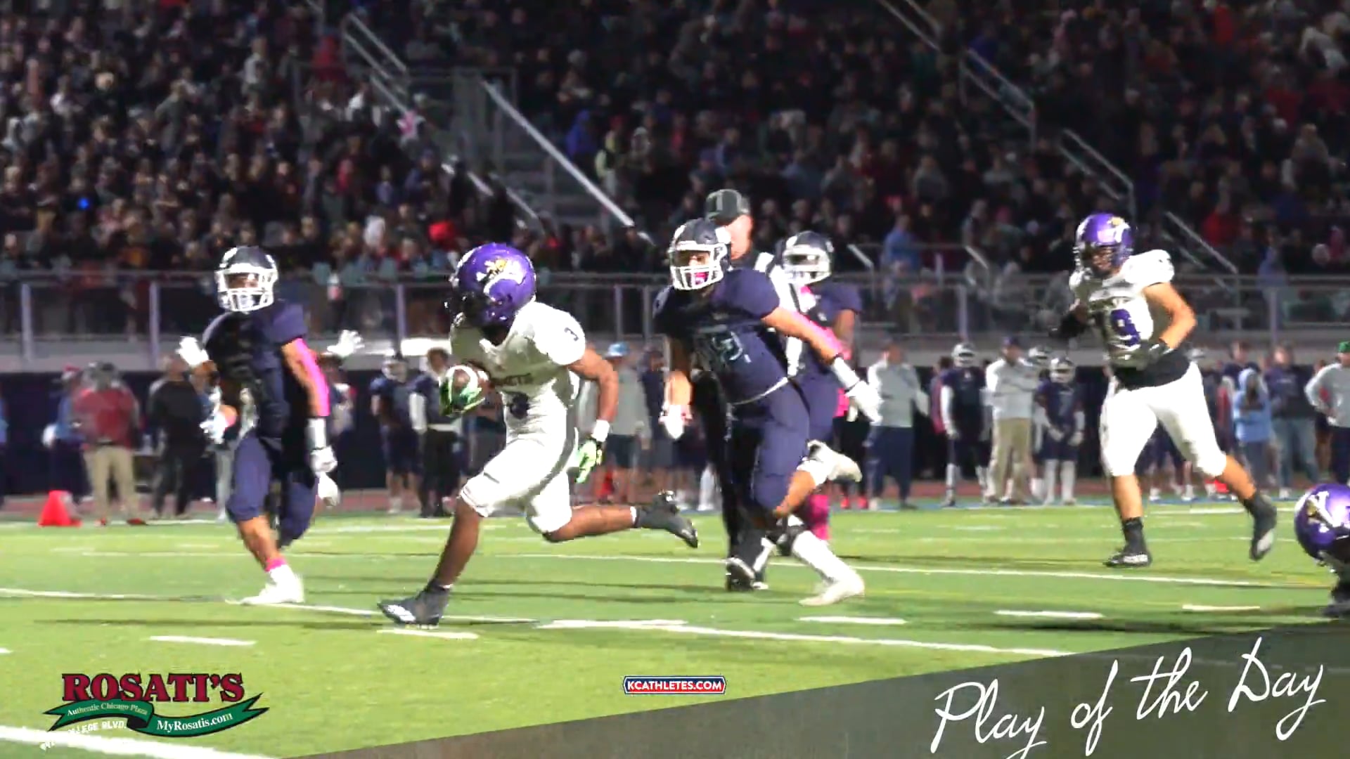 Mahki Staten gets a TD for the Hornets - KC Athletes